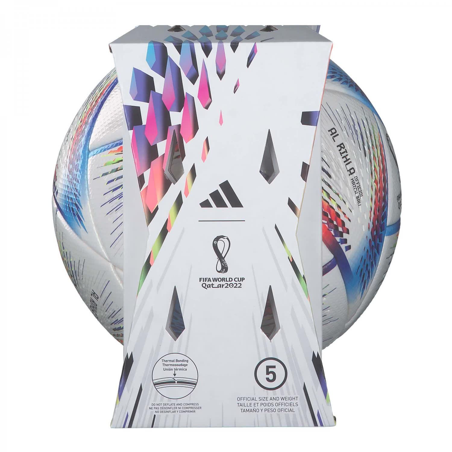 Футбольний м'яч Adidas 2022 World Cup Al Rihla OMB (FIFA QUALITY PRO ...